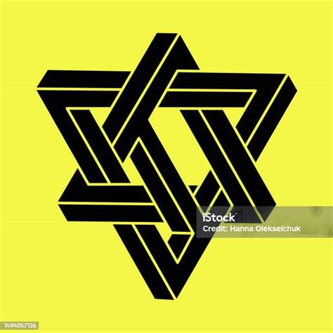 착시 기하학적 도형 불가능한 모양 벡터입니다 광학 예술품 0명에 대한 스톡 벡터 아트 및 기타 이미지 0명 3차원 형태