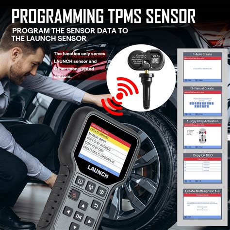 LAUNCH CRT E TPMS Activation And Diagnostic Tool MHz Same As TSGUN