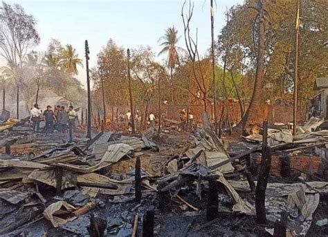 လပွတ္တာတွင် မီးလောင်မှုဖြစ်ပွား၍ နေအိမ် ၂၆ လုံး ပျက်စီးဆုံးရှုံး Bur Mizzima Com