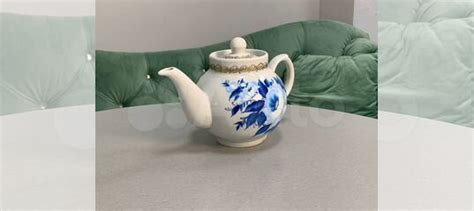 Чайник заварочный для самовара «Гжель с цветами купить в Москве Хобби и отдых Авито