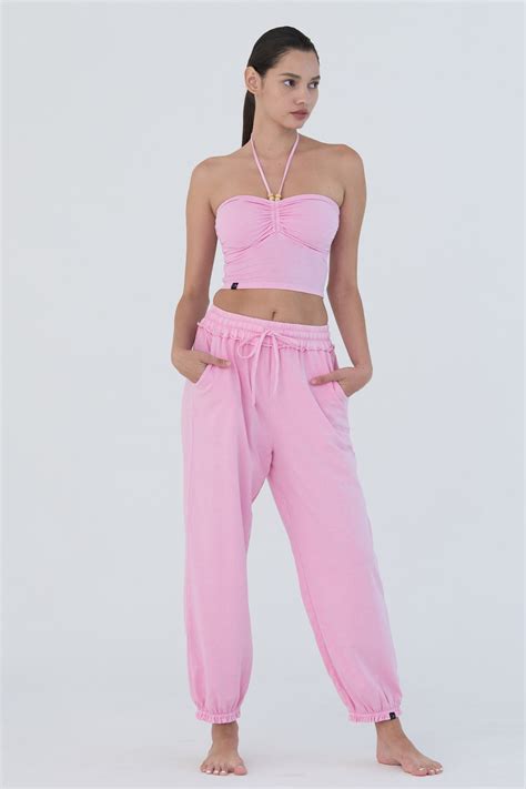 Ozpg6039 코튼 프릴 조거팬츠 바이올렛 핑크 감도 깊은 취향 셀렉트샵 29cm