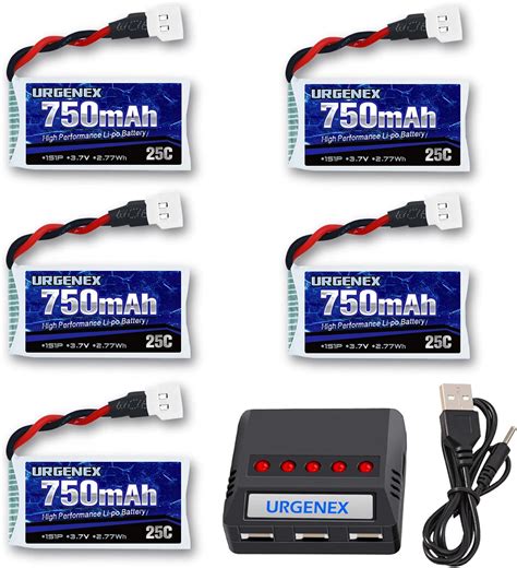 Amazon Com HRYHWASE Lithium Polymer Battery 3 7V 650mAh 852540 Lipo Rechargeable Replacement