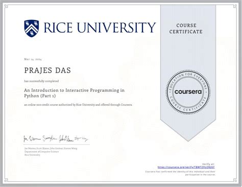 Prajes Das On Linkedin Pythonprogramming Coursera