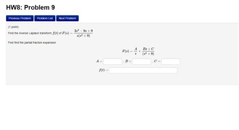 solved hw8 problem 9 previous problem problem list next