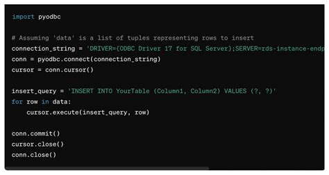 Integrating Aws Data Lake And Rds Ms Sql A Guide To Writing And