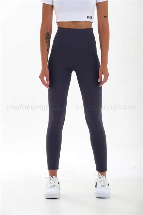 Kadın Oysho Push Up Ekstra Yüksek Bel Tayt Füme Modelleri En Uygun Fiyatlarla