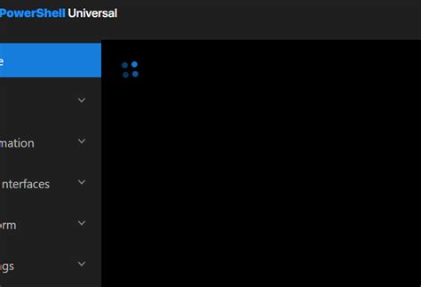 Admin Console Stuck Loading Powershell Universal Ironman Software Forums
