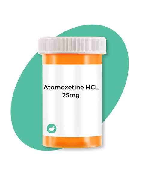 Atomoxetine Hcl 25mg Png