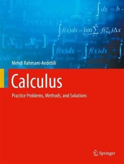 Calculus 9783030649791 Mehdi Rahmani Andebili Boeken Bol