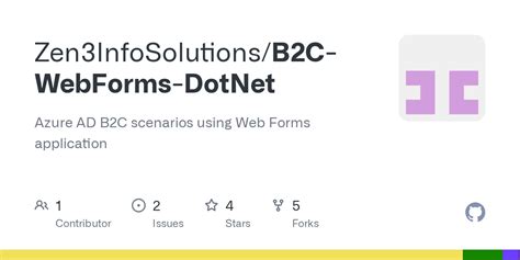 Github Zen3infosolutionsb2c Webforms Dotnet Azure Ad B2c Scenarios Using Web Forms Application