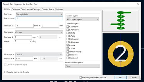 Using The Kicad Footprint Editor Embedded Systems Design