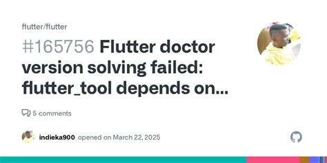 Flutter Doctor Version Solving Failed Fluttertool Depends On Sync