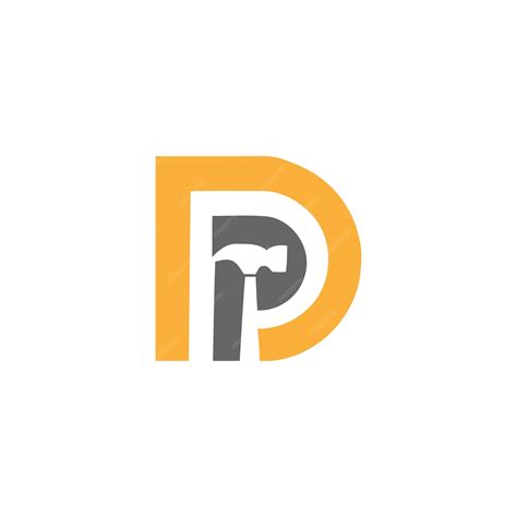 Pd Dp 로고 프리미엄 벡터