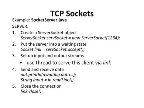 Java Socket Programming Ppt