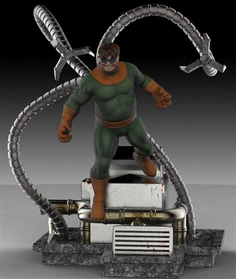 Artstation Doc Ock Statue Hels The 8th Statue Marvel Superhero