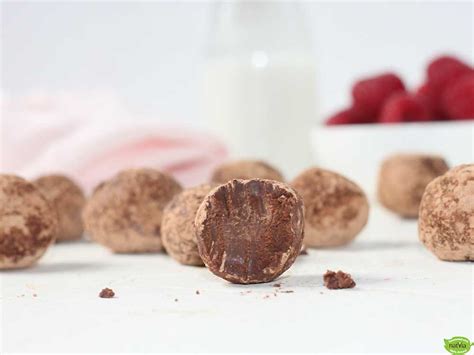 Chocolate Raspberry Truffles Natvia Online Store