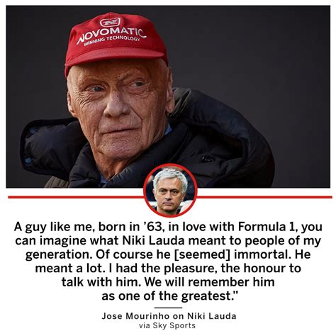 Niki Lauda Quotes Niki Lauda Passes At Age 70 Social Tributes Rich