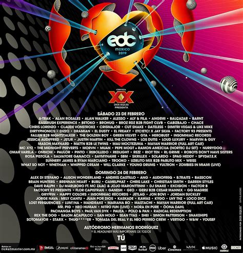 Lineup Edc Mexico 2019 Es