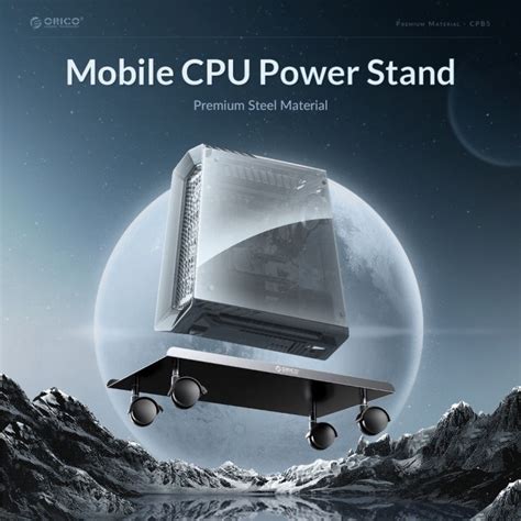 Preorder ORICO CPB Computer Case Stand CPU Holder Metal Material With Locking Wheels