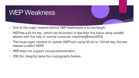 Chapter 7 Wireless Network Security Pptx Information And Network Security Computing