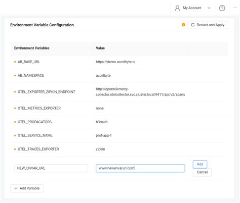 Extend App Environment Variables And Secrets Accelbyte Documentation