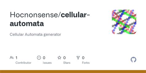 GitHub Hocnonsense Cellular Automata Cellular Automata Generator