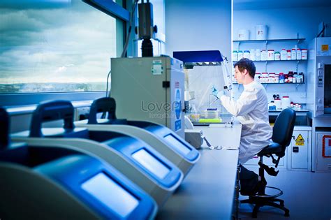 Scientist Using Computer In Laboratory Picture And HD Photos Free Download On Lovepik