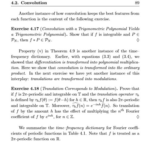 Solved Exercise 417 Convolution With A Trigonometric