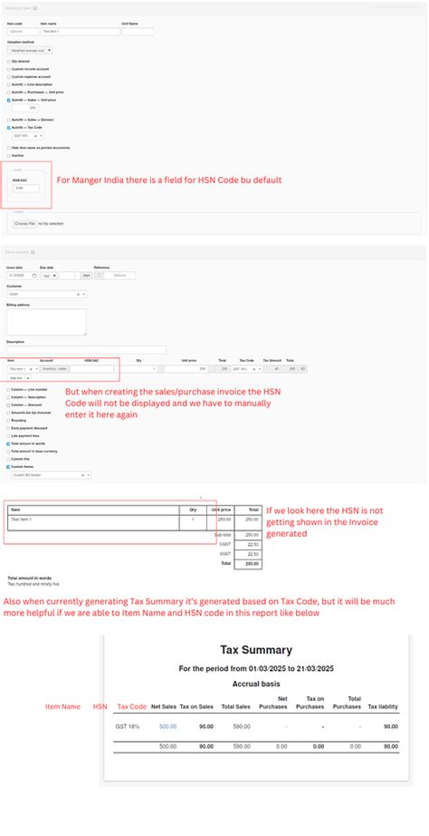 HSN Code Not Displayed In Sales Purchase Invoices Reports Manager Forum