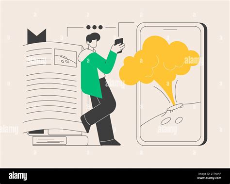 Augmented Reality Book Abstract Concept Vector Illustration Stock Vector Image And Art Alamy
