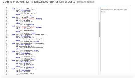 Coding Problem 5111 Advanced External Resource