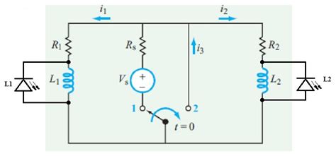 How Does Current Travel If Disconnected From A Voltage Source Part Of RL Circuit Electrical