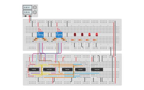 Circuit Design Problem 2 Expt 4 Final Tinkercad