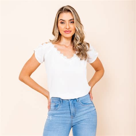 Blusa Manga Curta Giorgia Solée