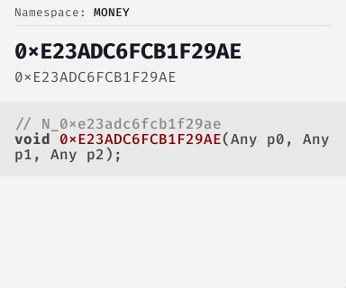 N 0xe23adc6fcb1f29ae FiveM Natives Cfx Re Docs