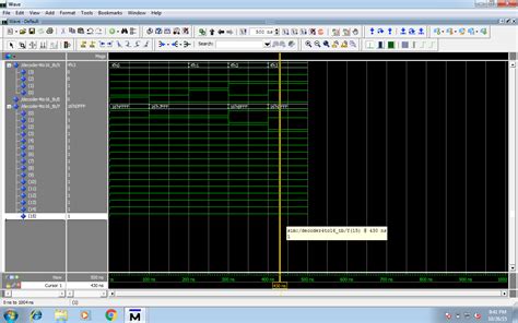 Digital Logic Weird Behavior When Simulating Decoder Using Modelsim