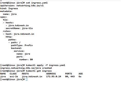 Jira Application Deployment On Tanzu Kubernetes