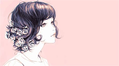 图集分享一组手绘美女壁纸欢迎收藏 知乎