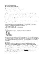 Python Assignment6 Pdf Programming With Python Assignment 6 Files And Parsing This