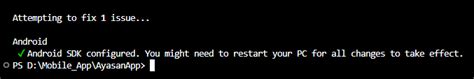 Build Failed Because Android Sdk Version Na In React Native Mobile