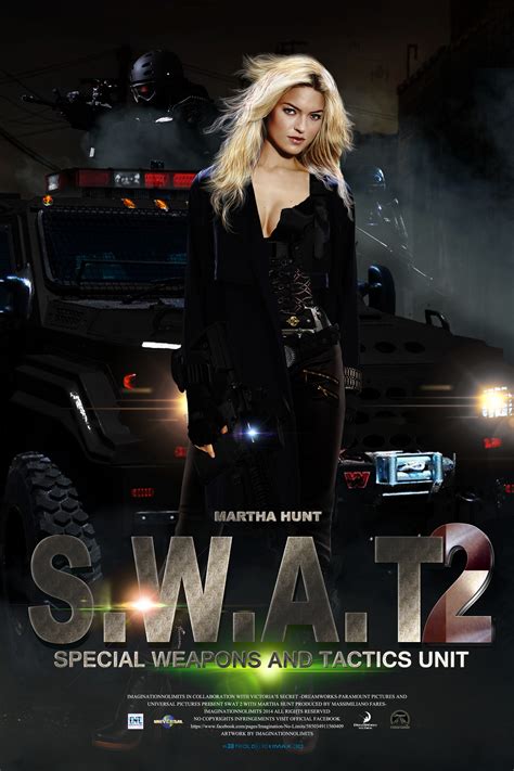 SWAT2 -Movie Poster with Martha Hunt by Kingofgraphics on DeviantArt