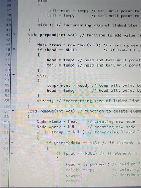 Solved I Have Code For A Functional Singly Linked List
