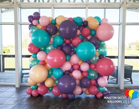 Balloon Walls In Houston Custom Balloon Installations And Backdrop