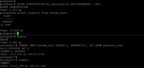 Postgresql 14 In Progress Transaction In Logical Replication