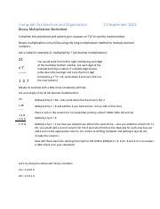 Binary Multiplication Made Easy Learn How To Multiply Binary Course Hero