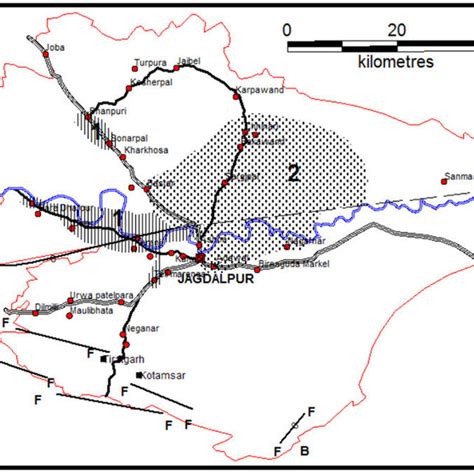 Delineation Of High Yielding Zone In Indravati Basin Note The Zone 1
