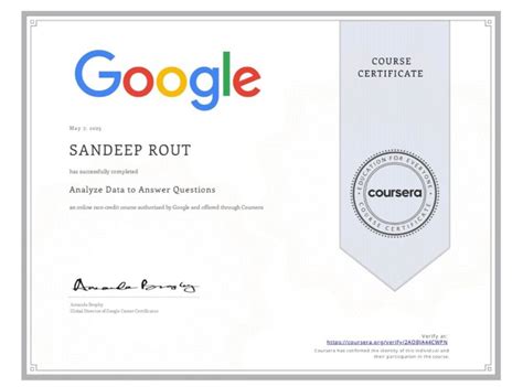 Dataanalytics Professionaldevelopment Coursera Lifelonglearning Sandeep Rout