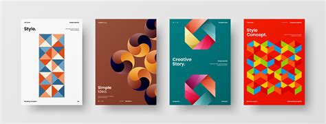 비즈니스 프리젠 테이션 벡터 A4 수직 방향 전면 페이지 모형 세트 기업 보고서 커버 추상 기하학적 일러스트 디자인 레이아웃 번들 회사 Id 브로셔 템플릿 컬렉션입니다 0