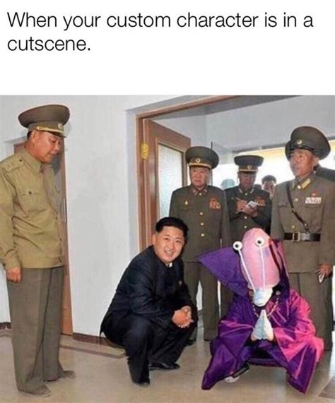 When Your Custom Character Is In A Cutscene Meme By Sugartown