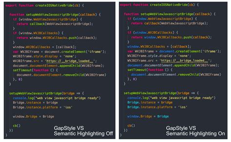 productivity 與 semantic highlighting
